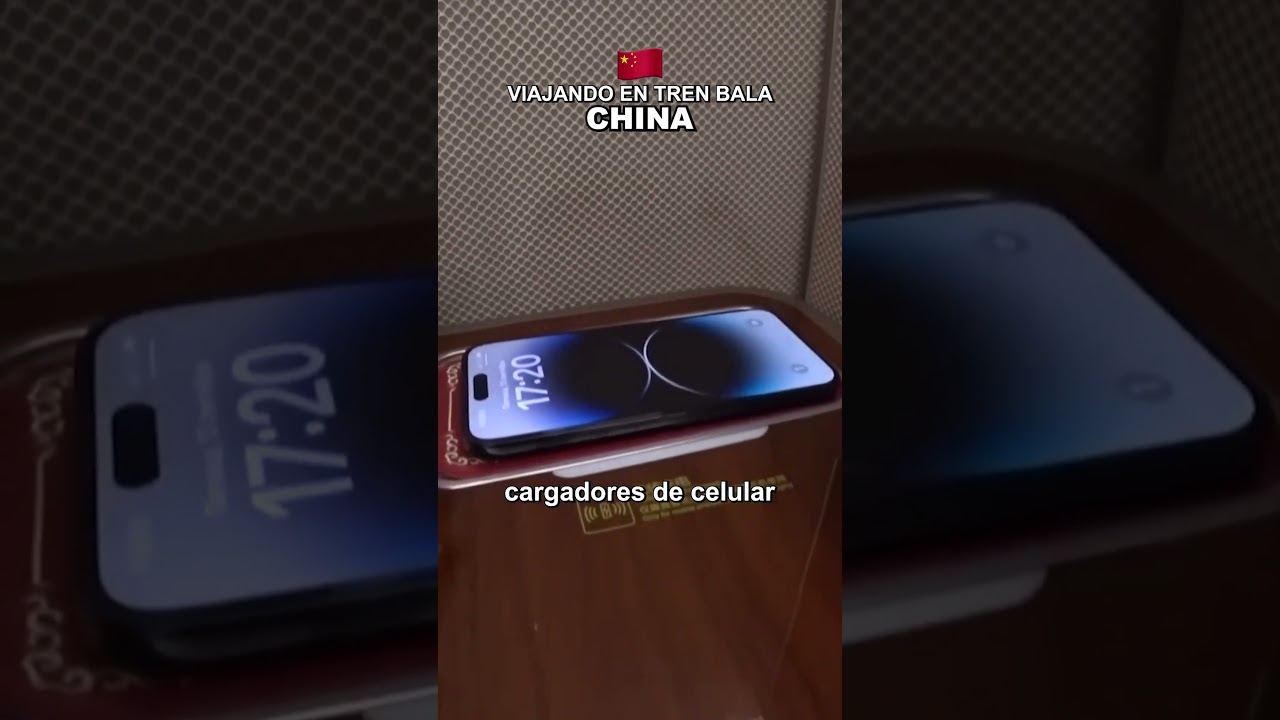 Así es viajar en primera clase en el tren bala chino