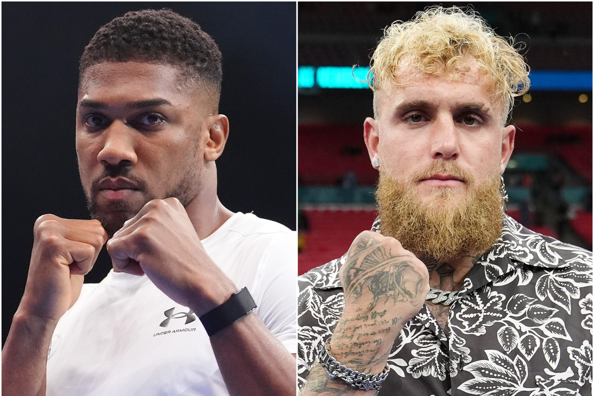 Anthony Joshua says he will ‘break the internet over Jake Paul’s face ...