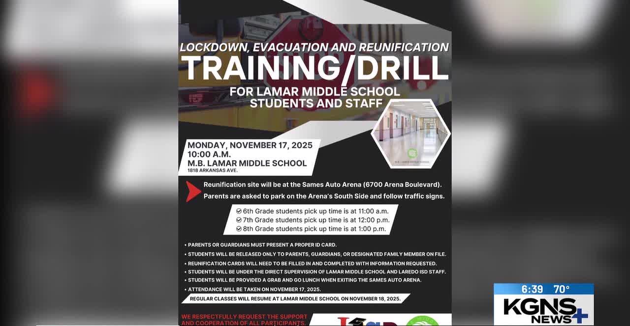 Laredo ISD safety director outlines first-ever reunification drill and ...