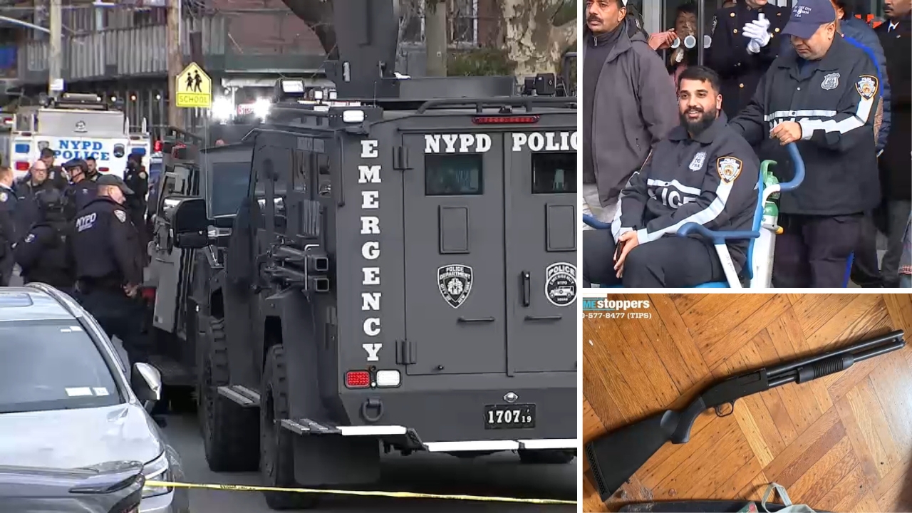 Neighbor dispute leaves 2 dead, NYPD officer shot in Brownsville