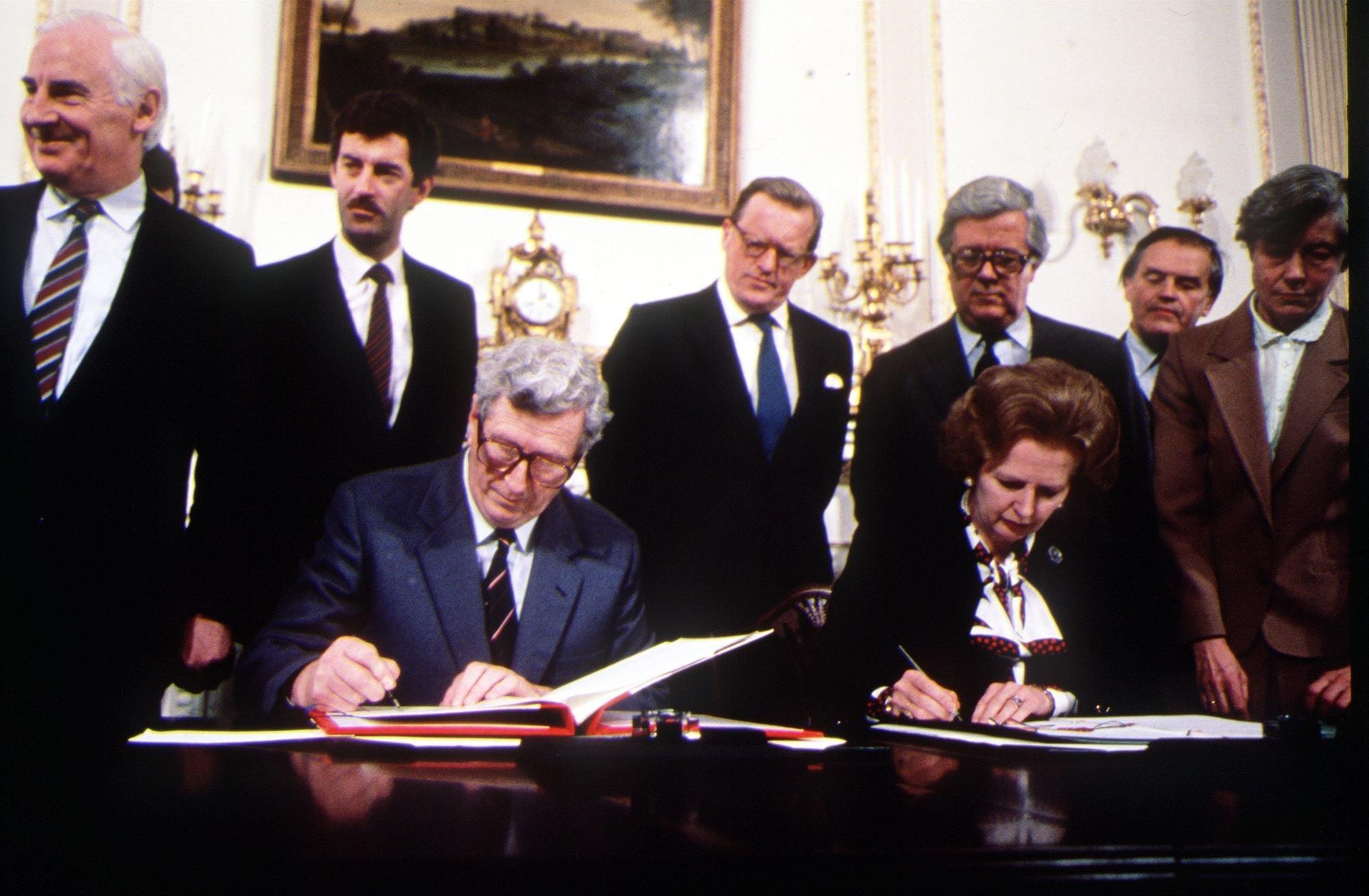 The Anglo Irish Agreement led gave the Republic a foot in the door in ...