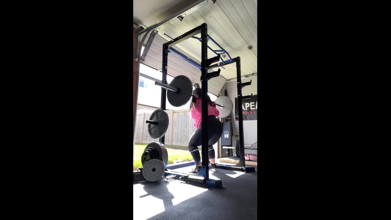 Workout mishap during squat training in Edmonton, Alberta, Canada