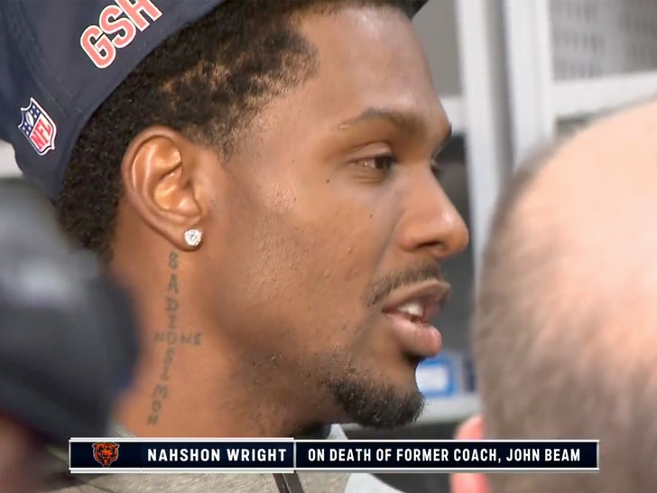Bears' Nahshon Wright Honors Late Coach John Beam After Interception