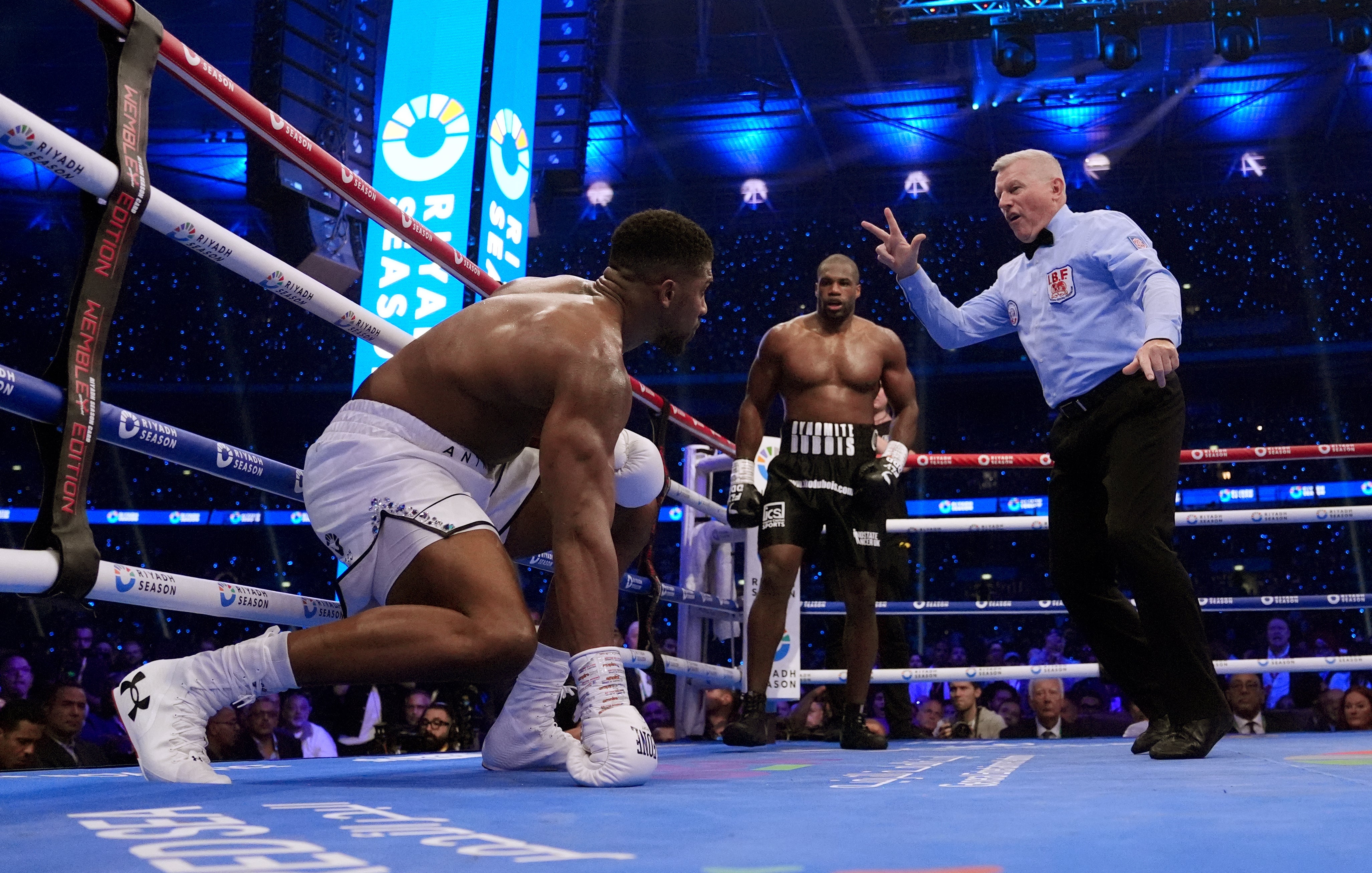 Anthony Joshua says he will ‘break the internet over Jake Paul’s face ...