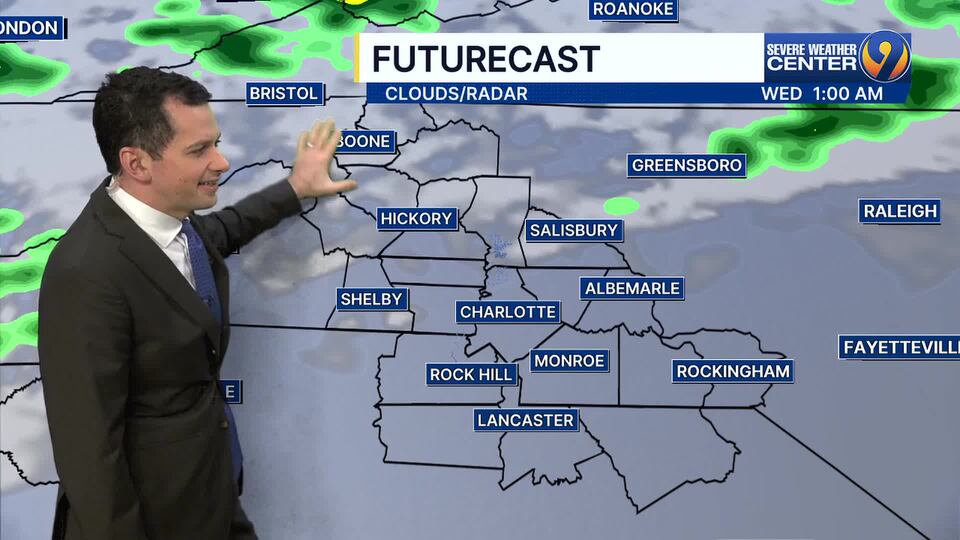Monday afternoon's forecast with Meteorologist Joe Puma