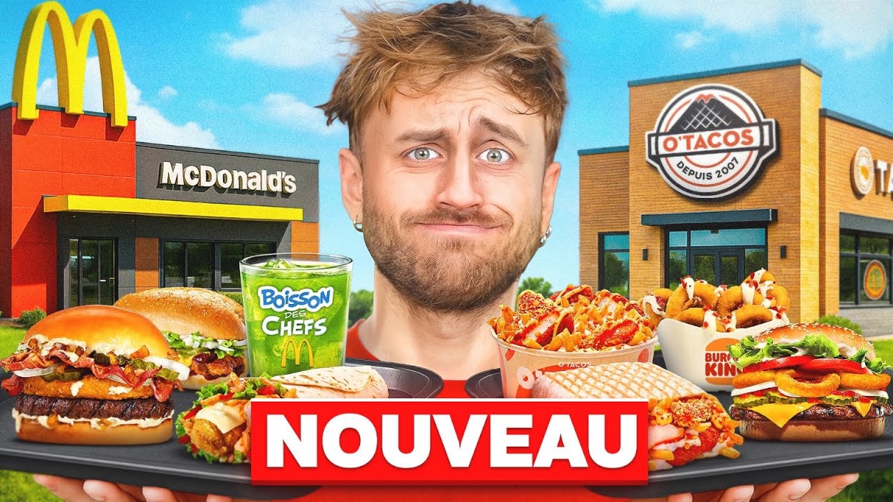 Je teste toutes les nouveautés de fast food 🤔