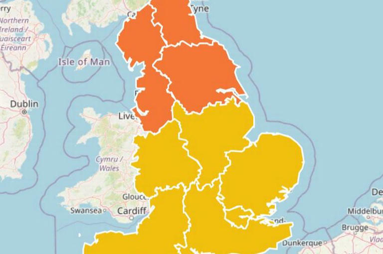Met Office extends snow and ice warnings amid -11C Arctic blast - list of UK areas affected