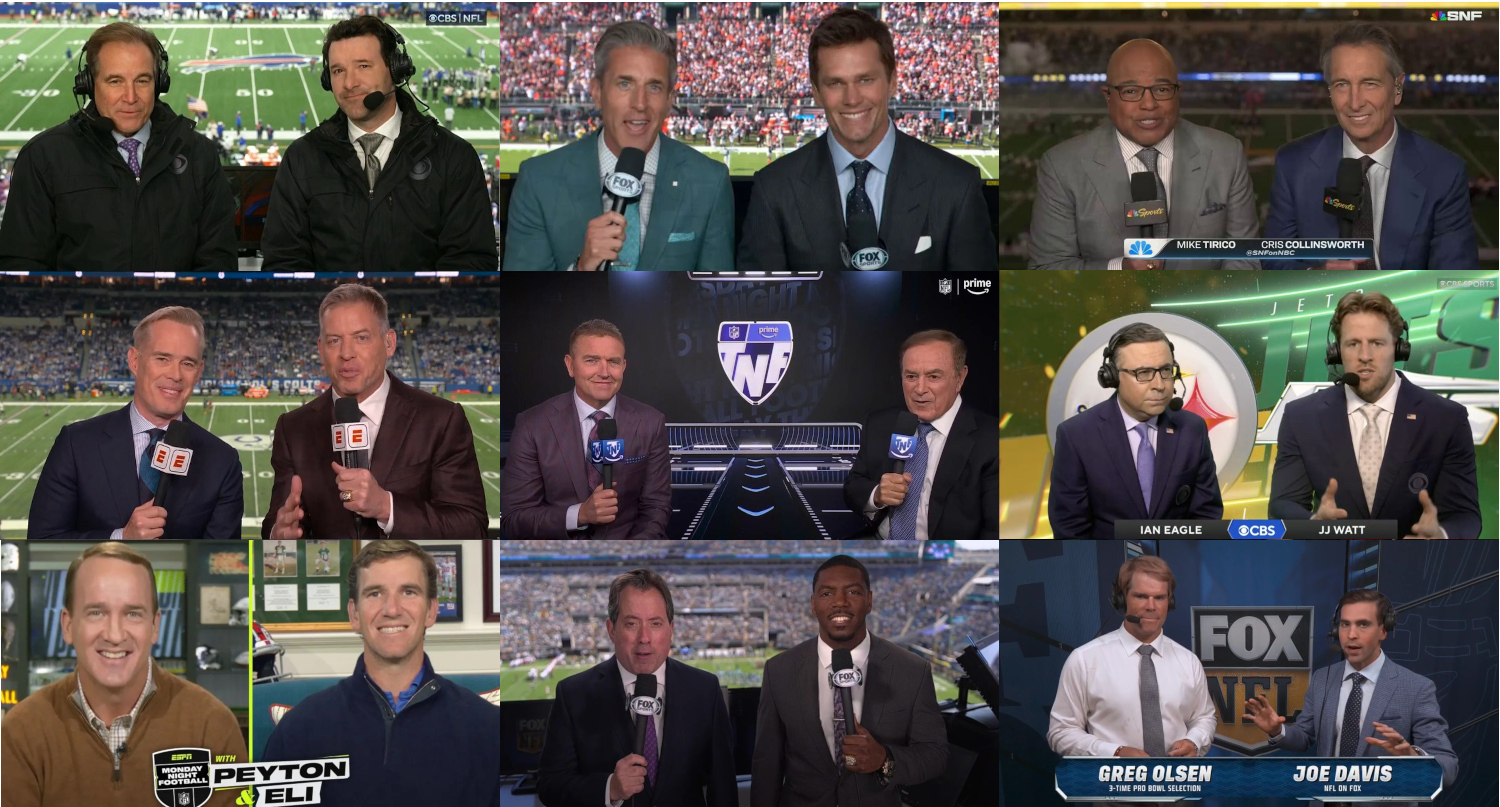 Grade the 2025 NFL announcers