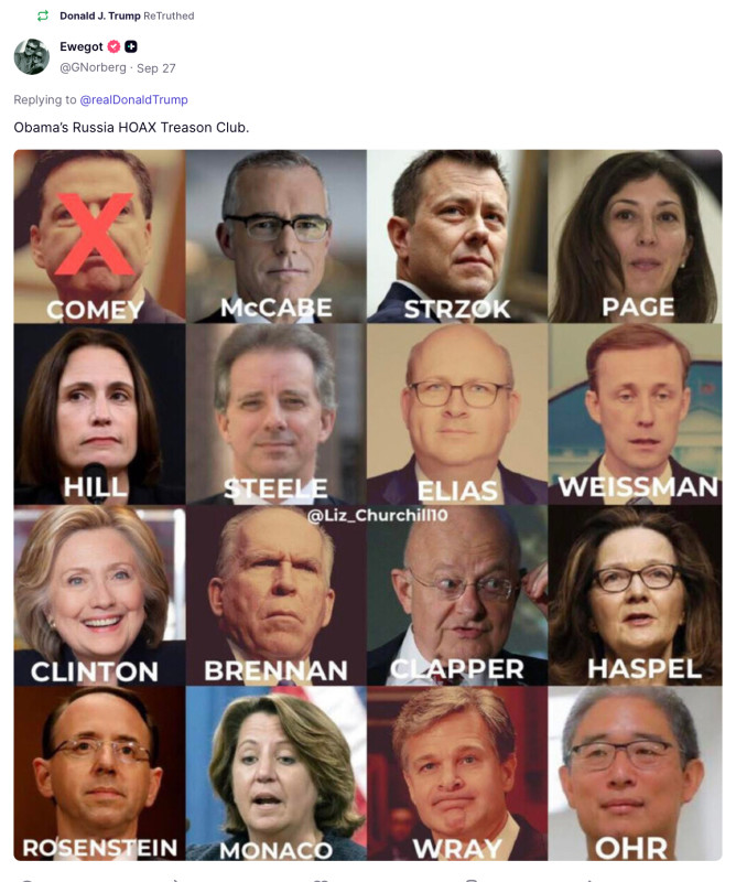 Trump Boosts Meme Yelling at Pam Bondi to Arrest Opponents