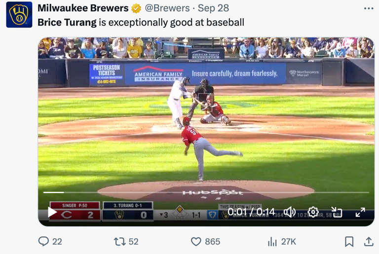 Brewers Film Room: Brice Turang