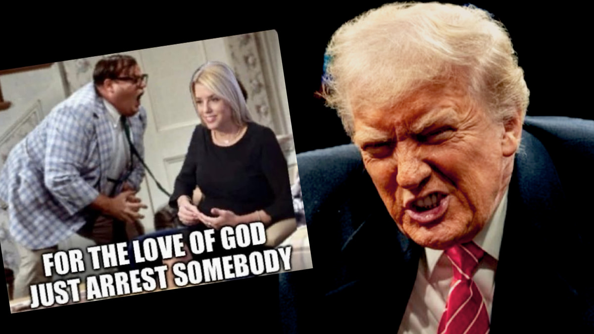 Trump Boosts Meme Yelling at Pam Bondi to Arrest Opponents