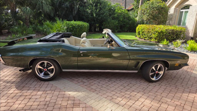 Very Rare 1972 Pontiac LeMans 455 HO Convertible Emerges as One of Just ...