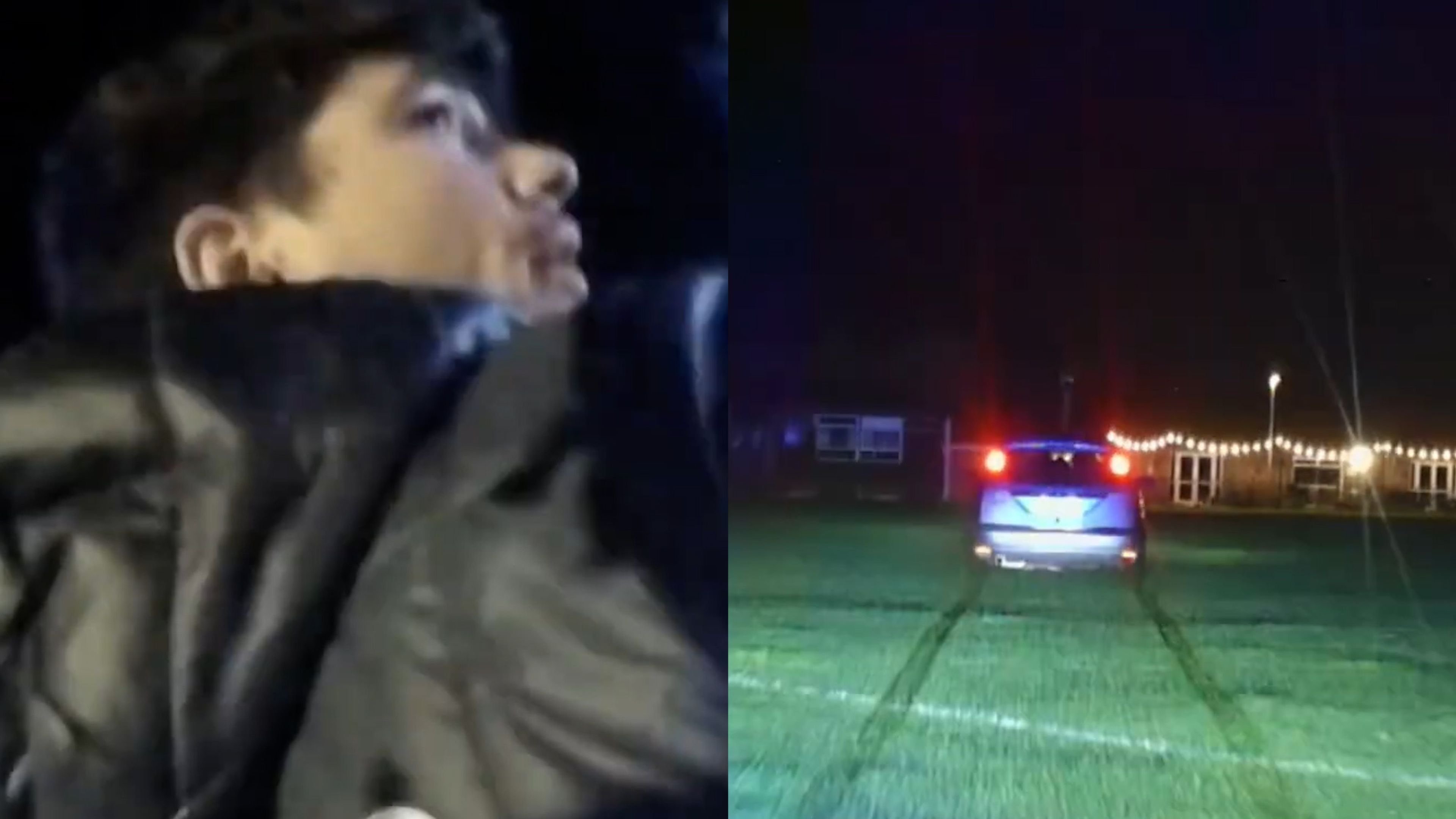 Shocking moment teen driver crashes into side of house after dangerous ...