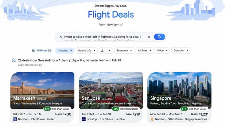 Google Expands Flight Deals And Launches New AI Mode Travel Features