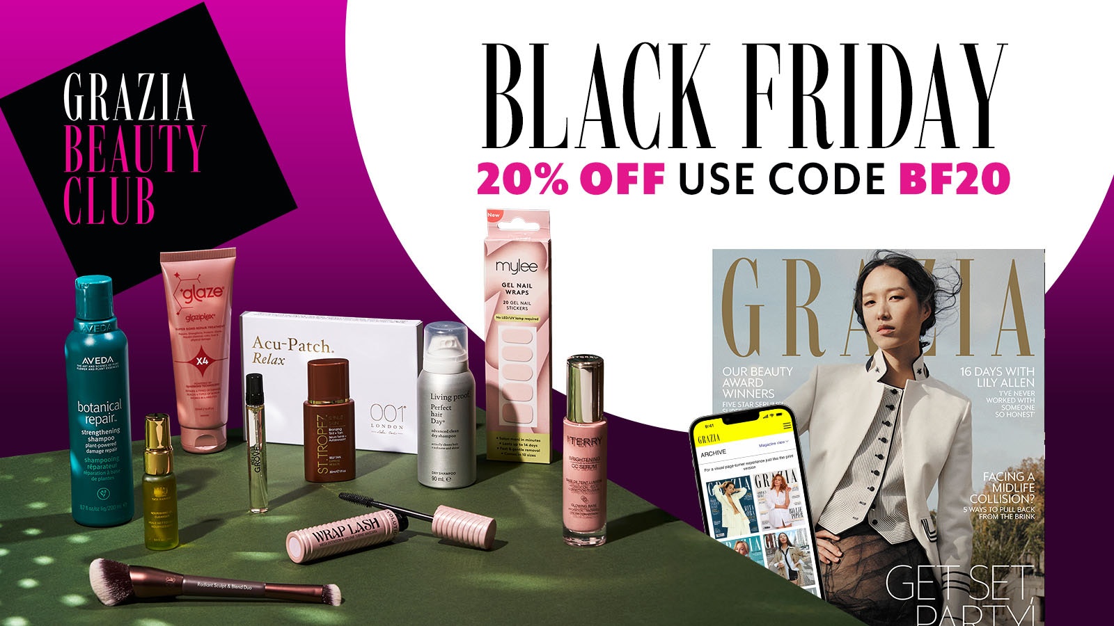 Our Christmas Grazia Beauty Club Box is now 20% off!
