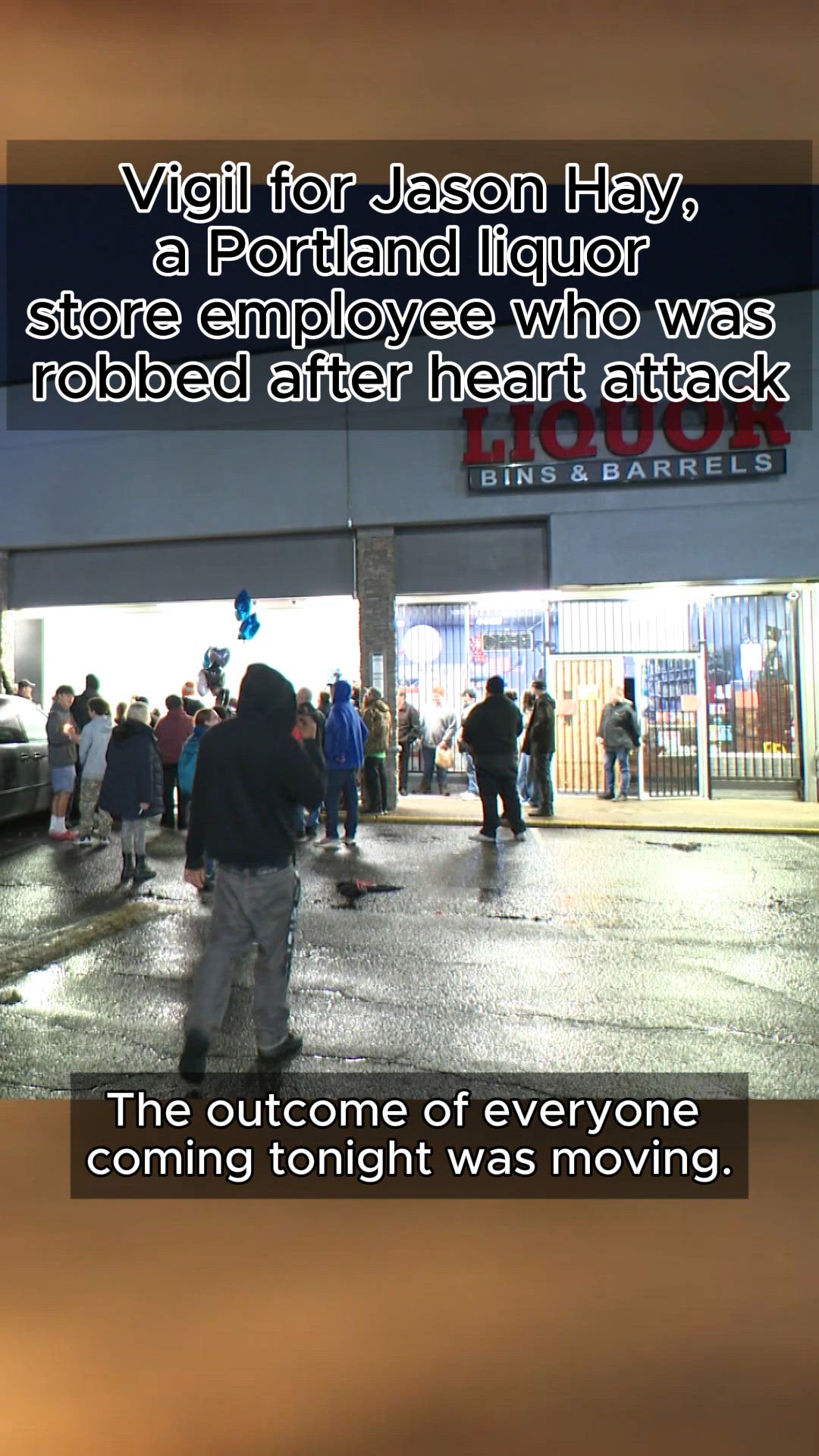 Vigil for a Portland liquor store employee who was robbed after heart ...