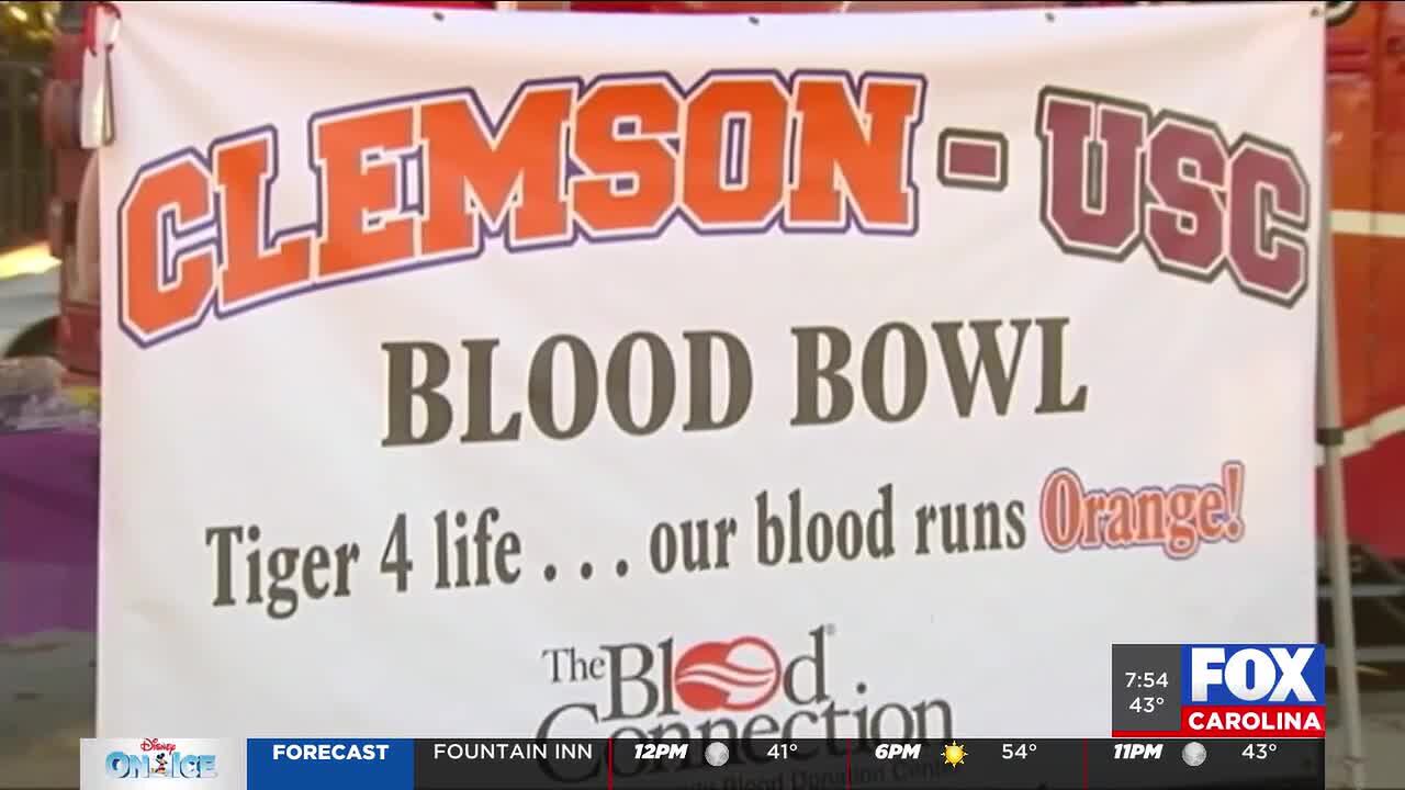 ‘Two rivals. One shared goal’: Clemson-Carolina Blood Bowl kicks off ...