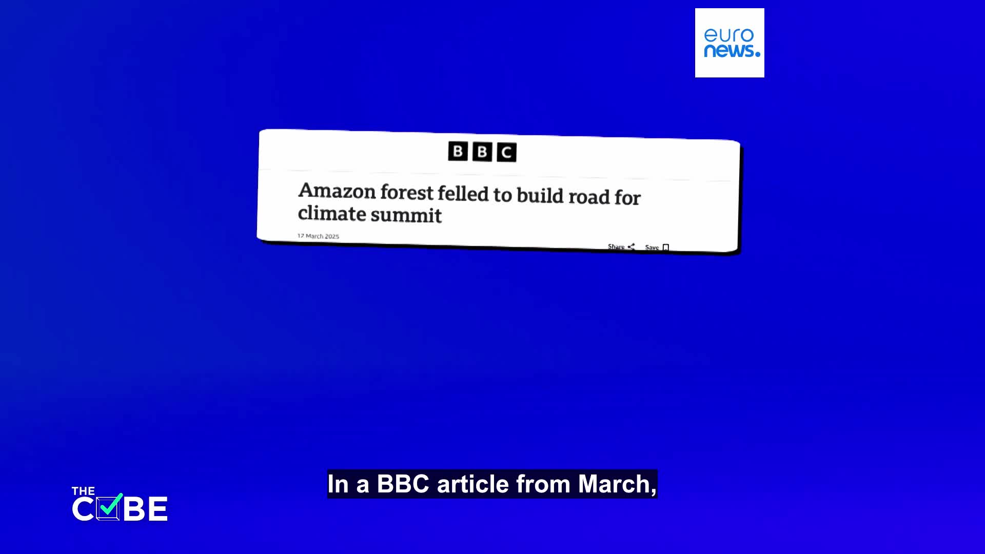 Fact check: Did Brazil chop down 100,000 trees for COP30?