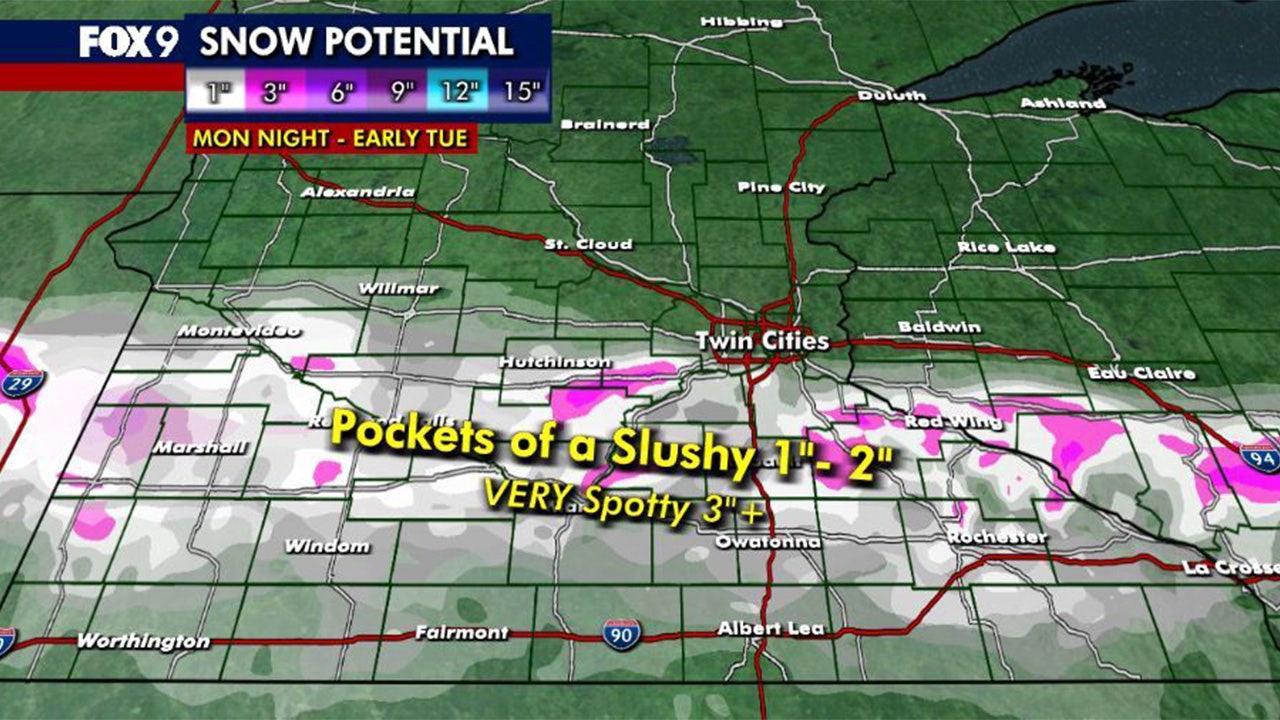 MN weather: Seasonable ahead of a rain/snow mix for some Monday night