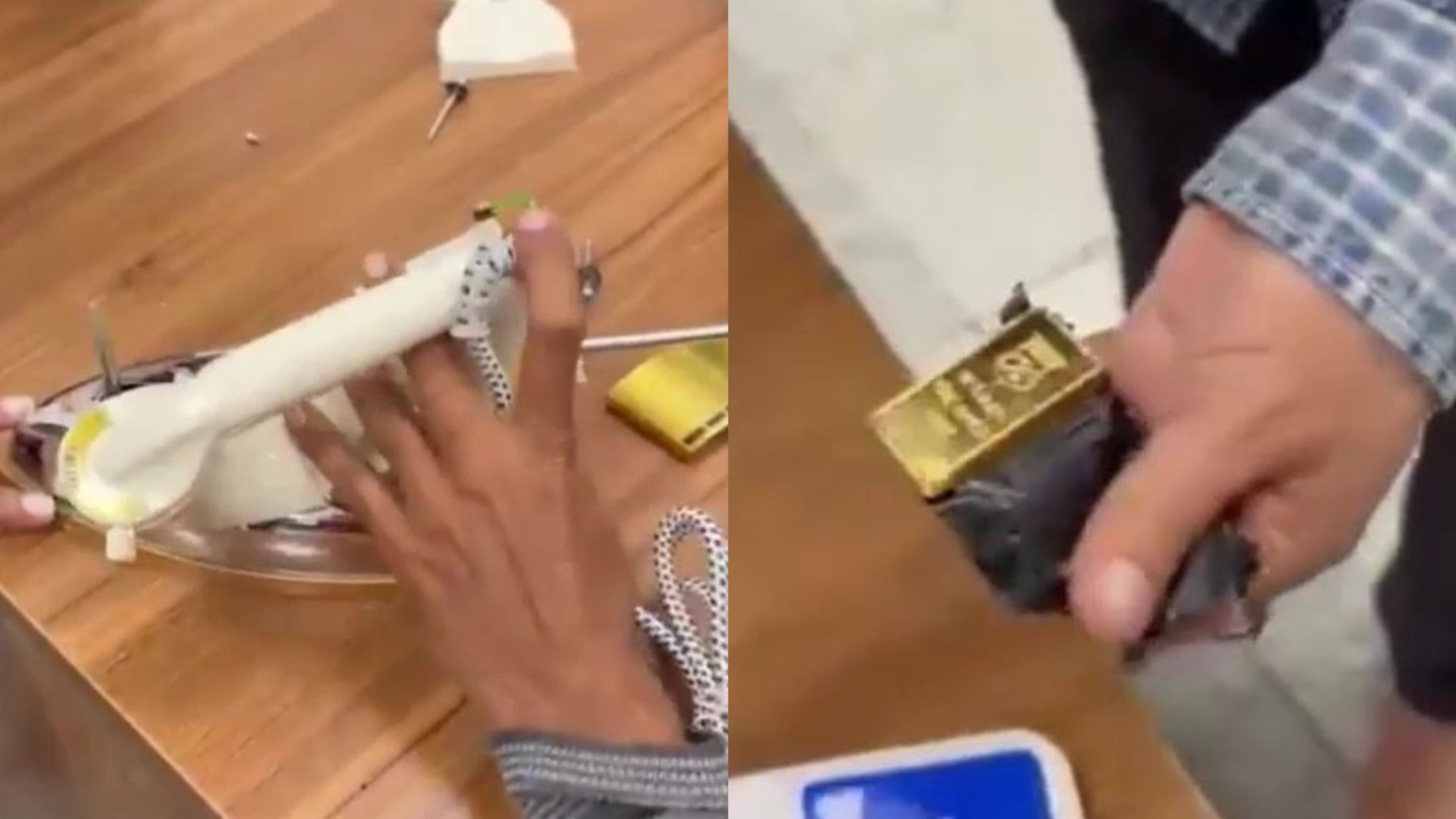 Airport officials find 11 gold bars worth over £100k stuffed inside ...