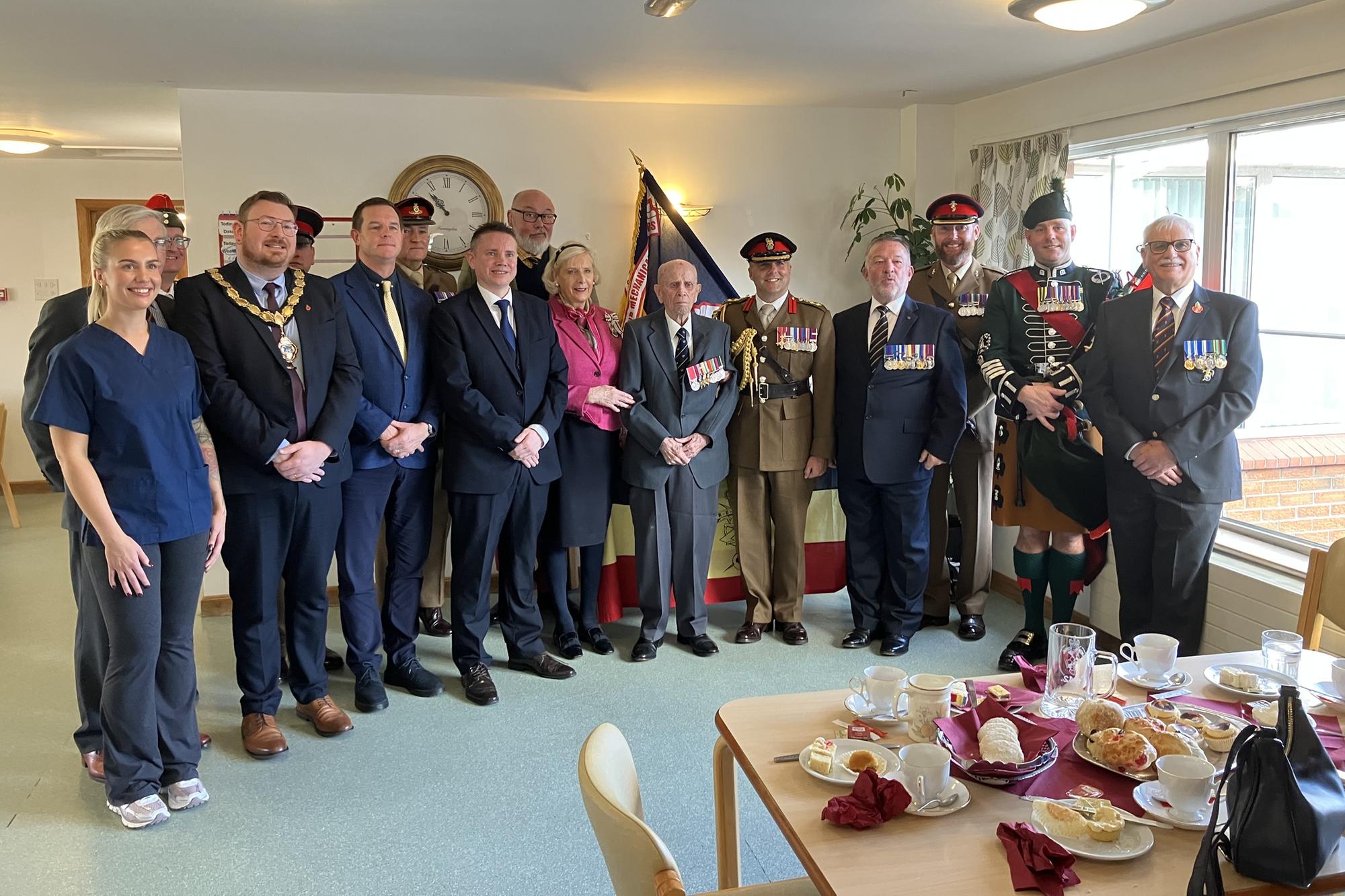 WATCH: Coleraine man Norman Irwin celebrates his 107th birthday in style