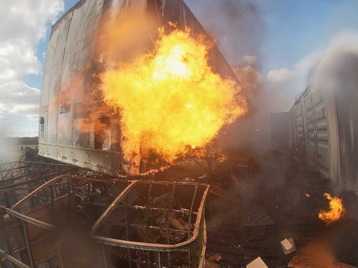 Wind most likely spread fire rapidly at Herr's Fruit Farm, says fire chief