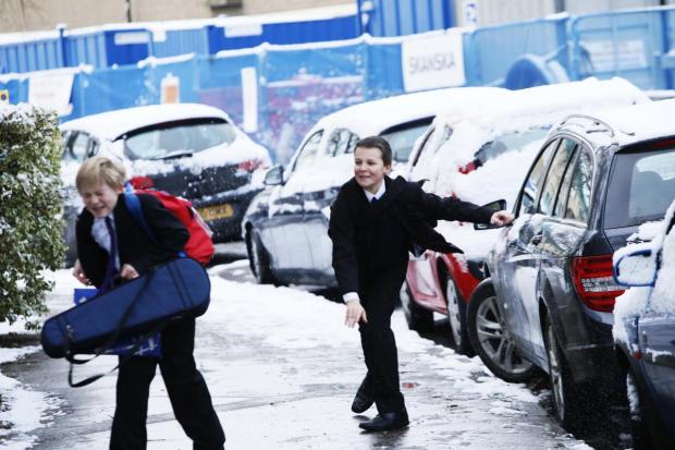 School sent home ahead of snow and 'weather bomb'