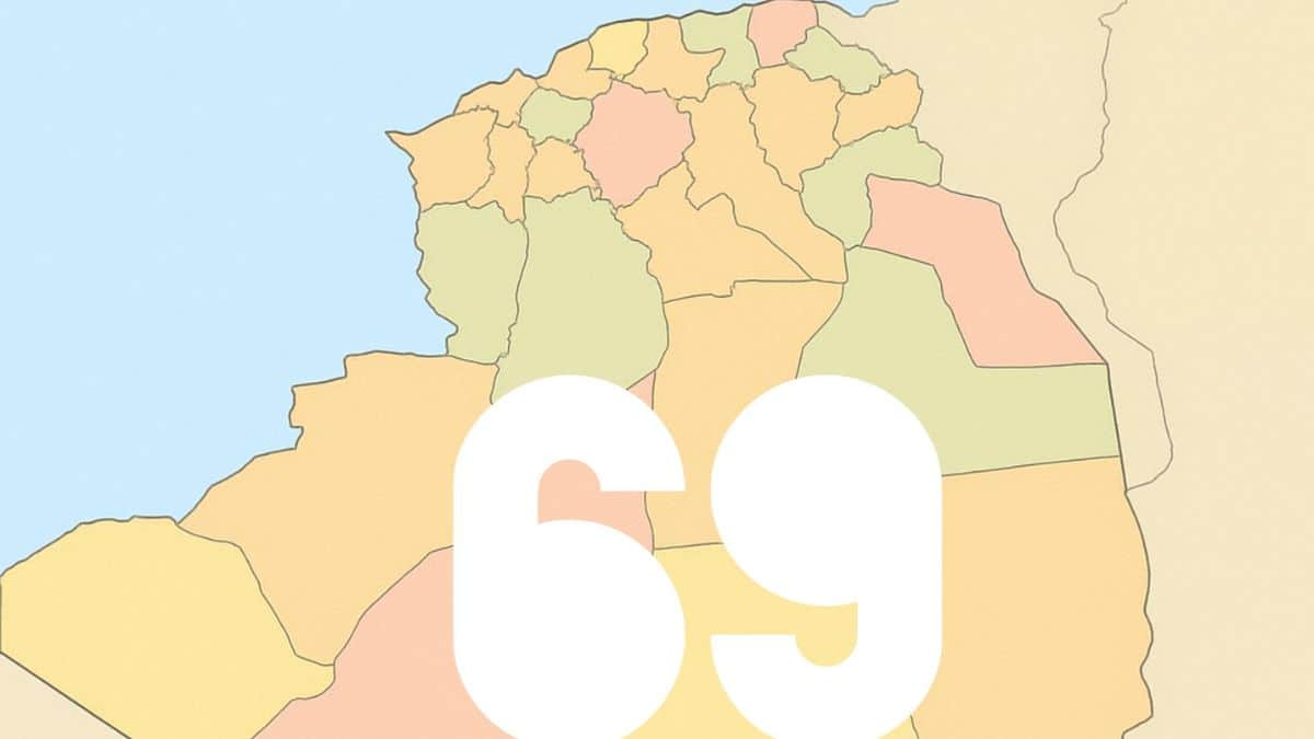 Algérie : voici les numéros des onze nouvelles wilayas