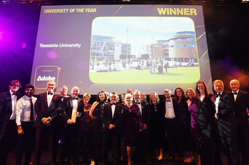 Teesside University wins prestigious University of the Year award