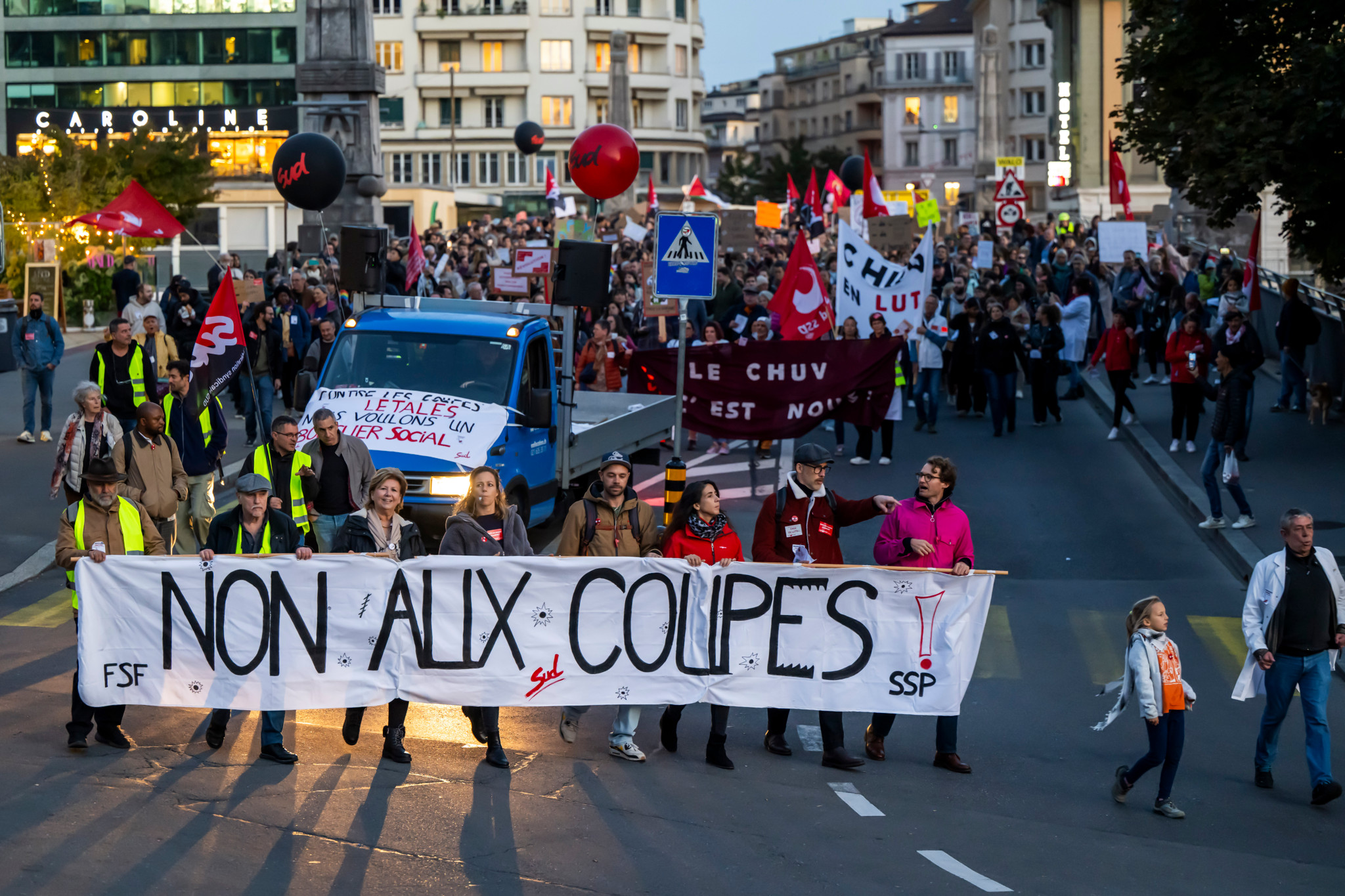 Évitez de circuler mardi en fin de journée au centre-ville de Lausanne