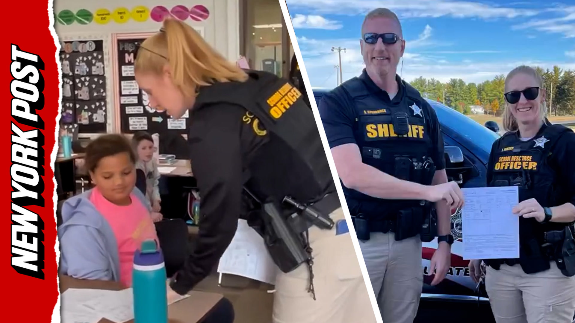Officers hand out 'tickets' to kids for saying "6-7" at school