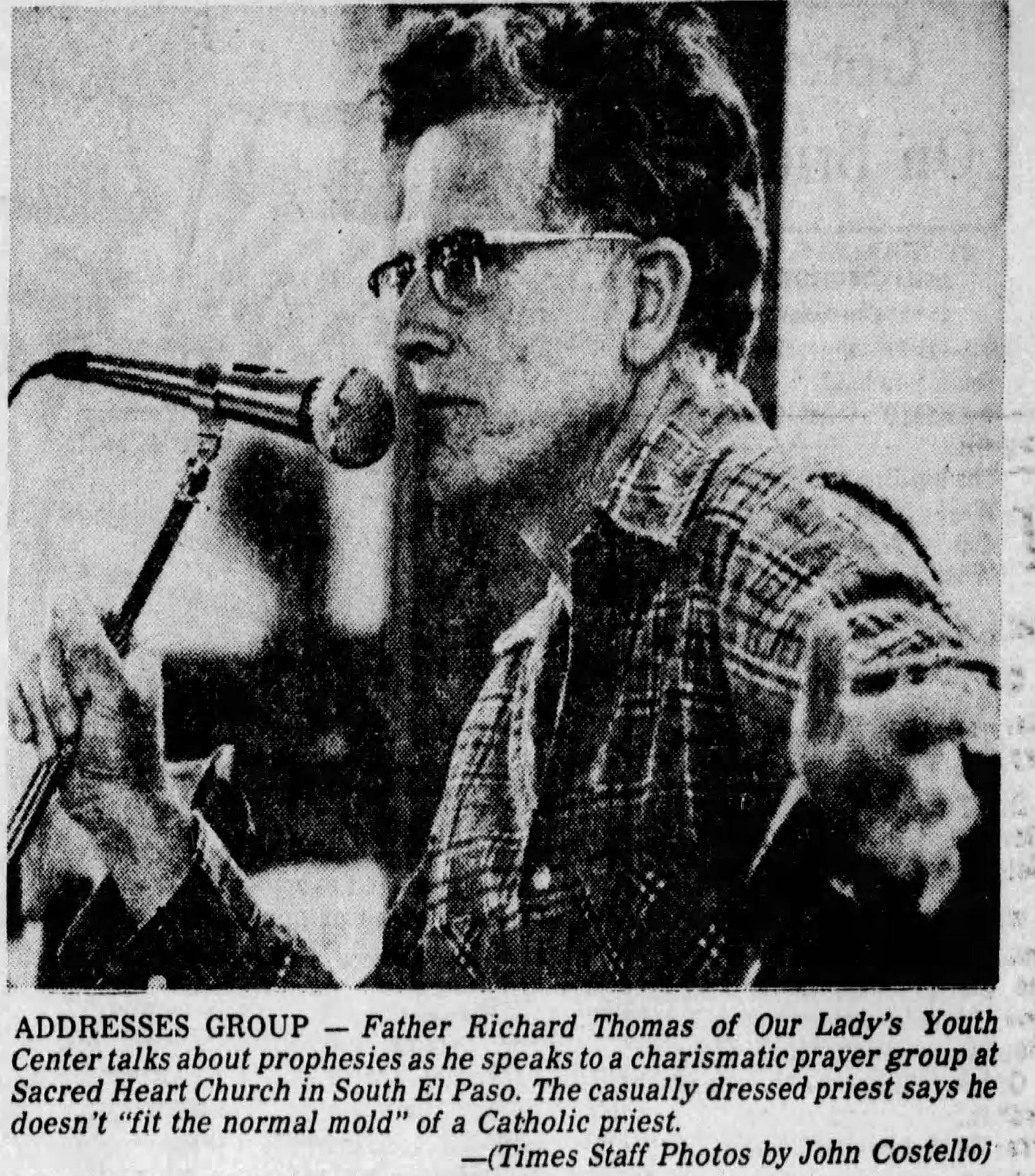 Border priest who served in El Paso, Juárez and Las Cruces supported ...