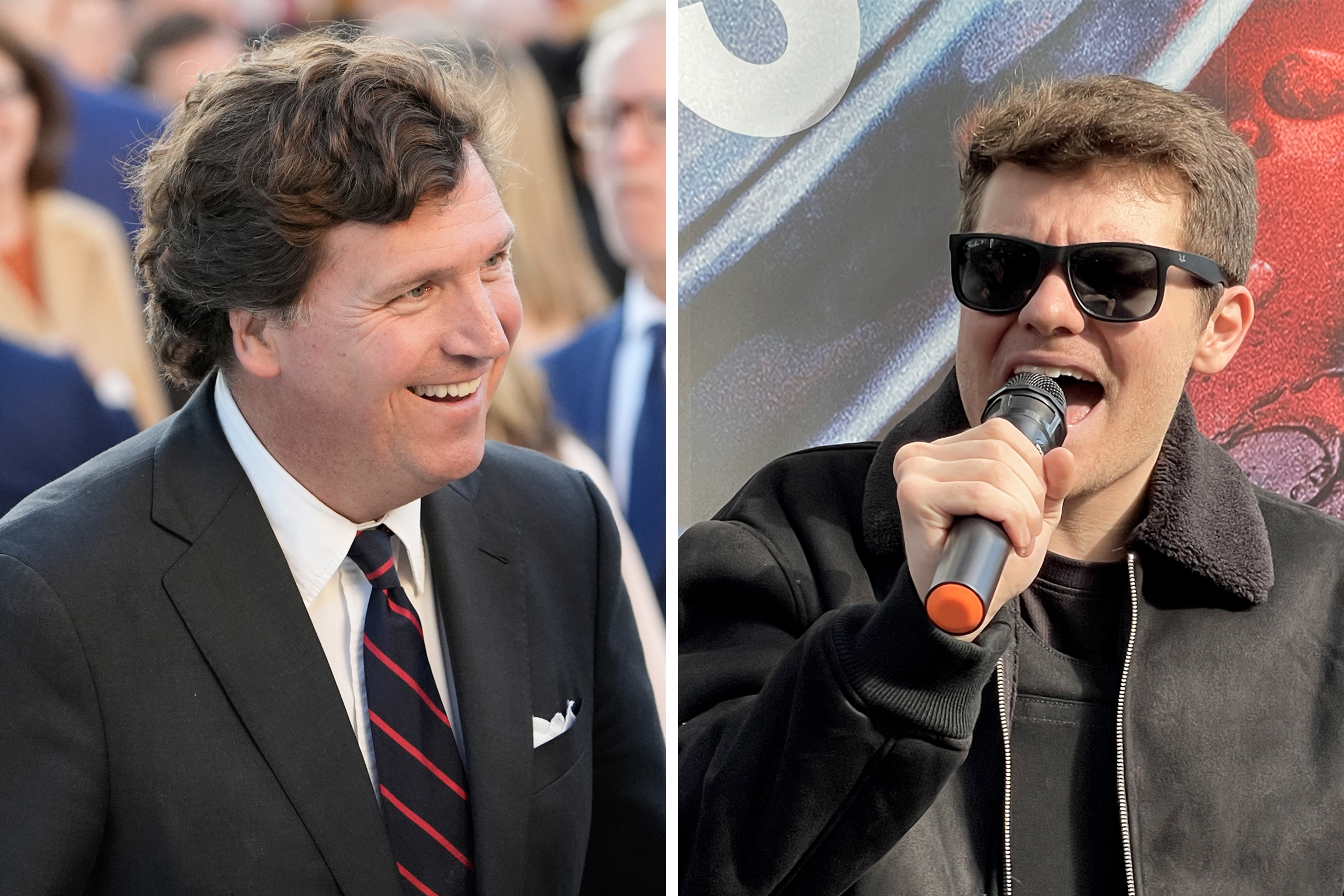 Trump defends Tucker Carlson for interviewing white nationalist Fuentes