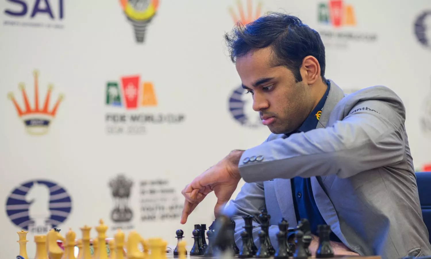 FIDE World Cup 2025: Arjun Erigaisi plays out quick draw in first ...