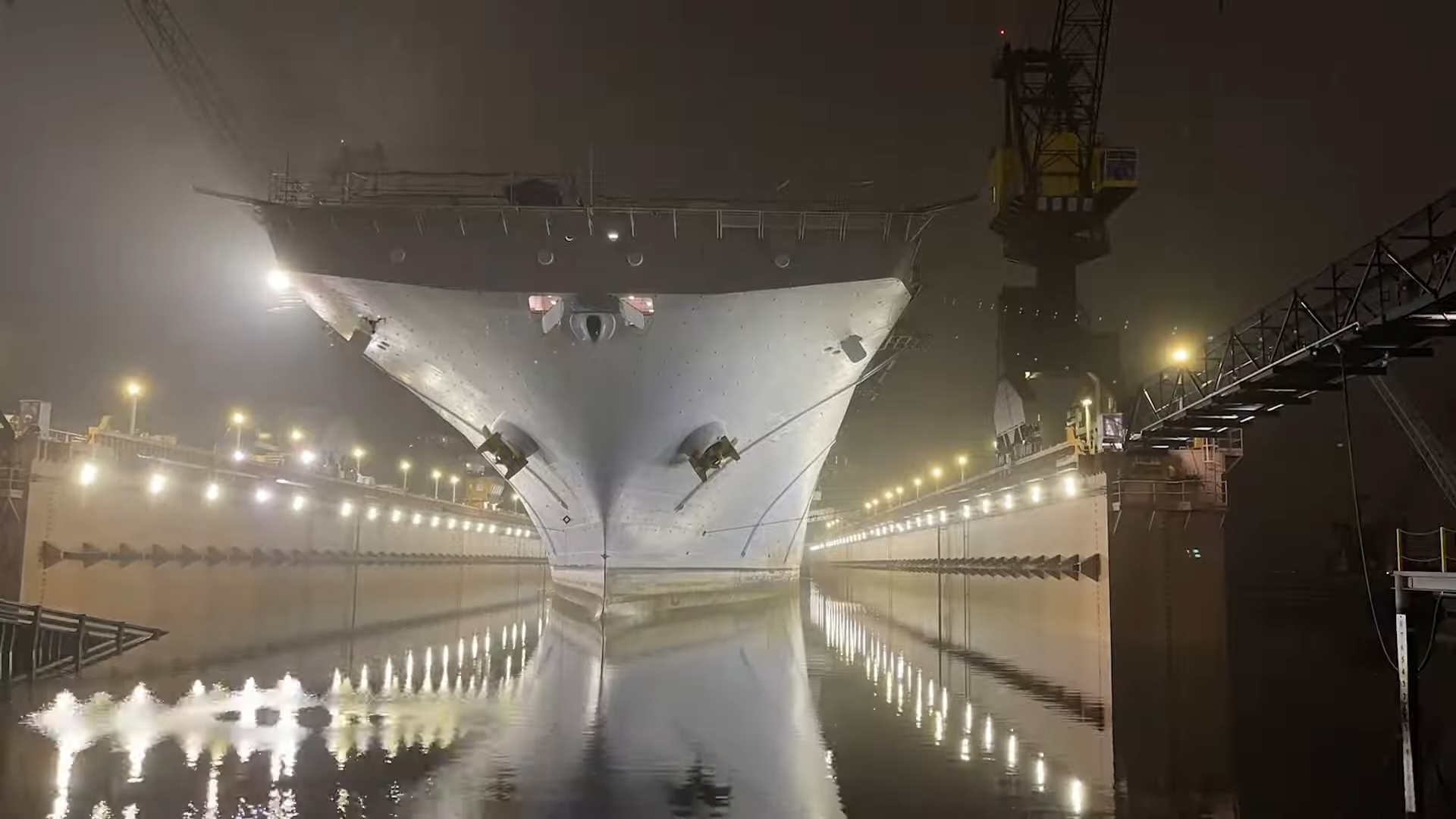 How the Navy Restores Its Largest Ships in Dry Dock