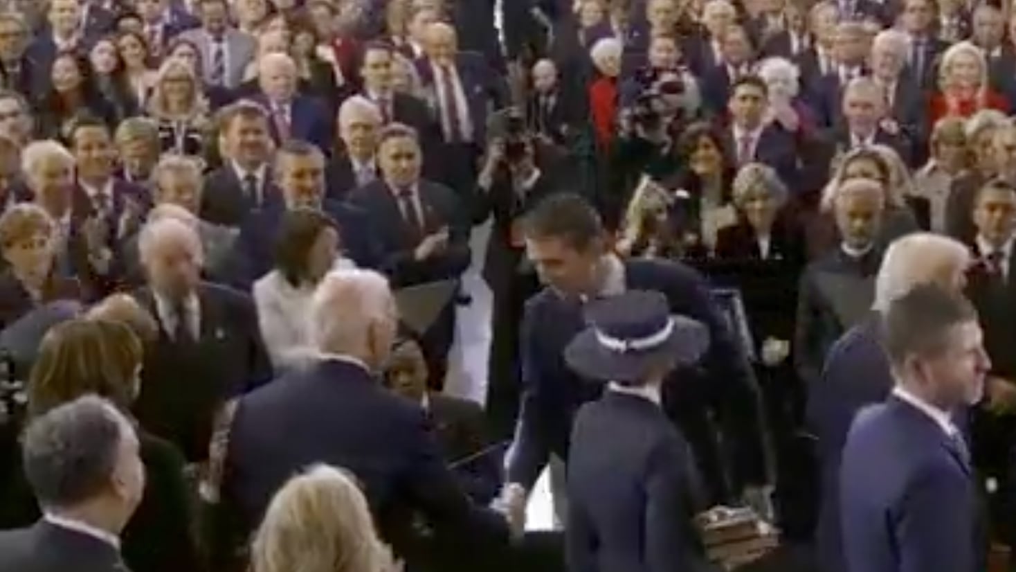 Eric Trump Insists This Is What Barron Whispered to Biden