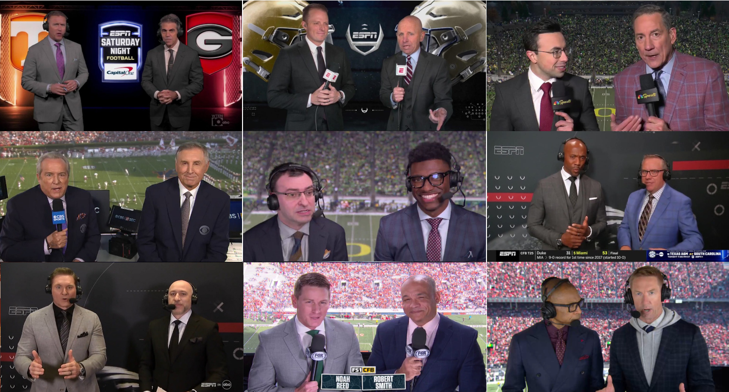 The best college football announcers of 2025