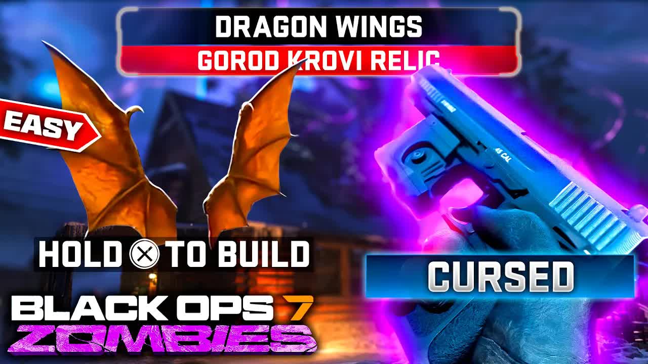 How to UNLOCK Dragon Wings Relic in Cursed Mode Black Ops 7 Zombies ...