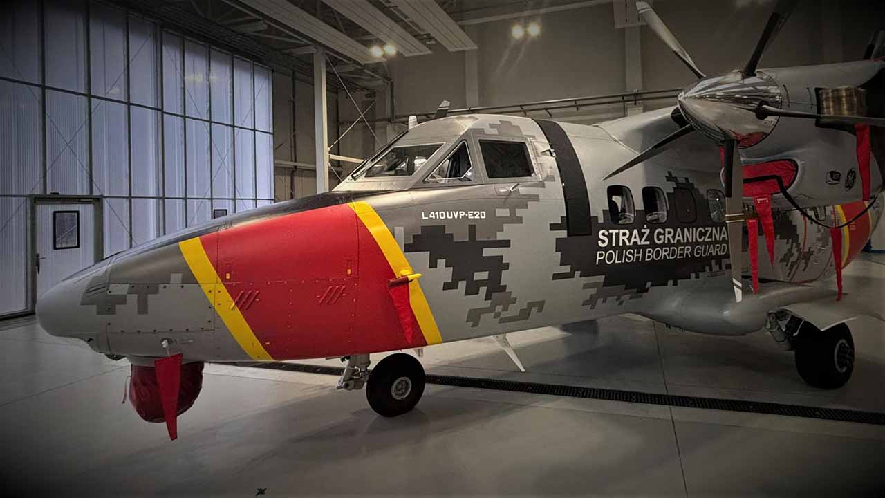 Twee nieuwe L-410-vliegtuigen arriveren bij de Poolse Grenswacht