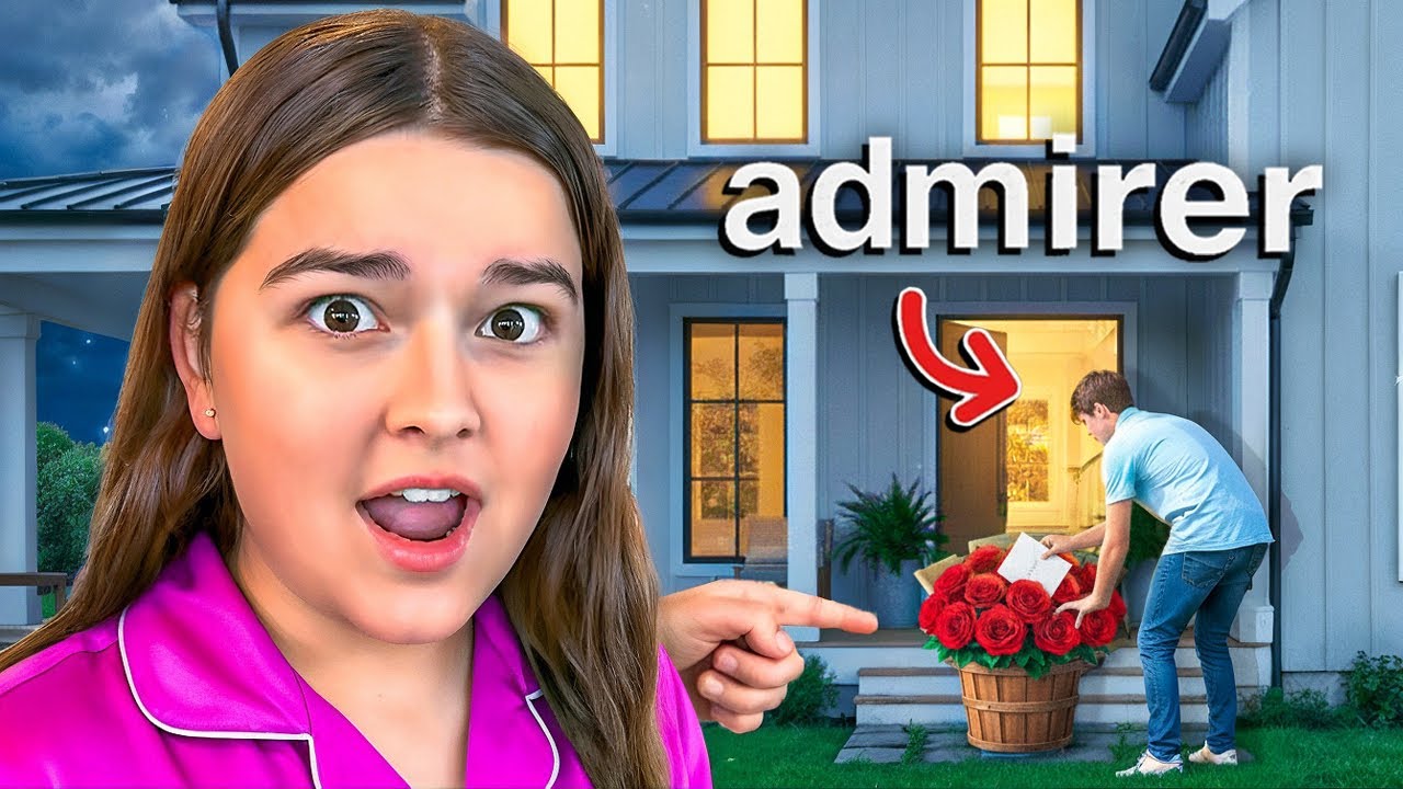 A secret admirer left flowers at our door at 3AM!