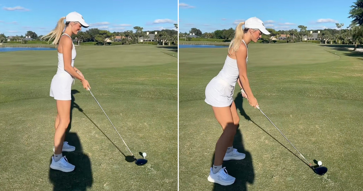 Livvy Dunne's Miniskirt & Tank Top Is the Cutest Golf-Day Fit