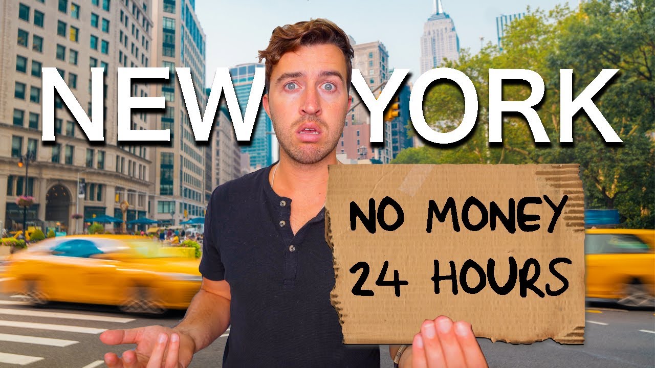 I survived 24 hours in NYC with no money!
