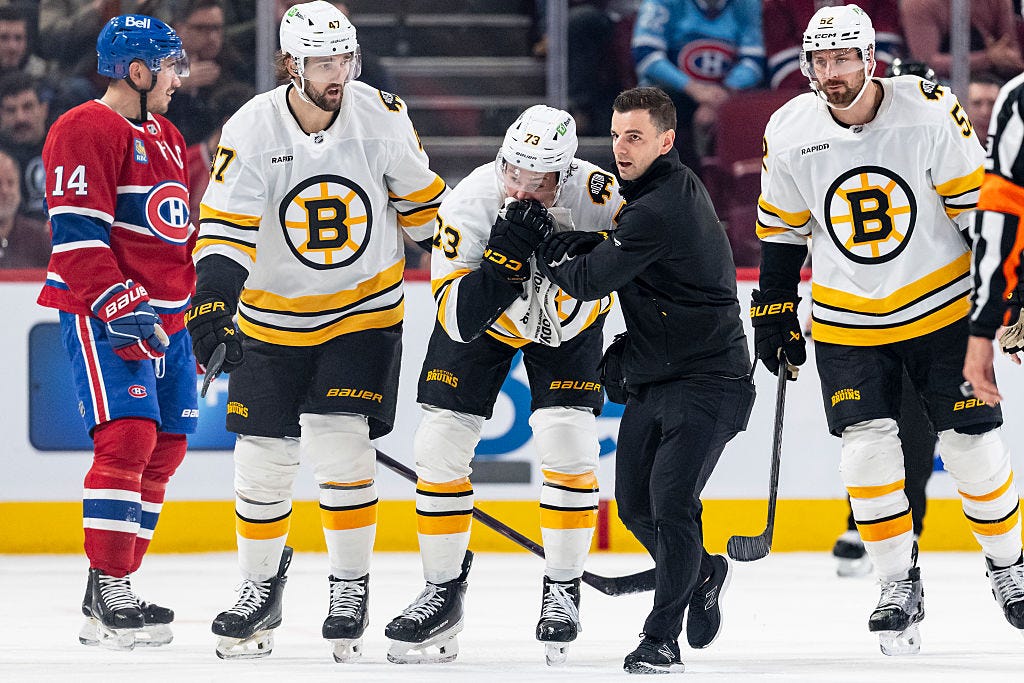 Marco Sturm provides updates on Charlie McAvoy, other banged-up Bruins