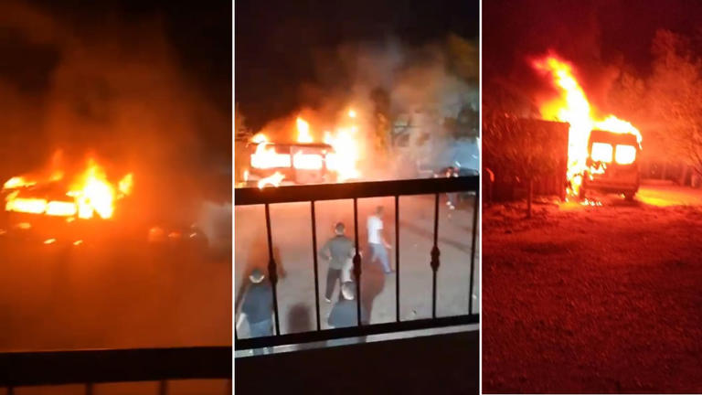 Settler extremists riot in Palestinian West Bank village, set fire to ...