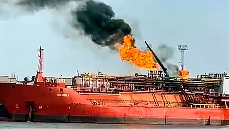 Russian strike hits Turkish LNG tanker in Odesa prompting evacuation of ...