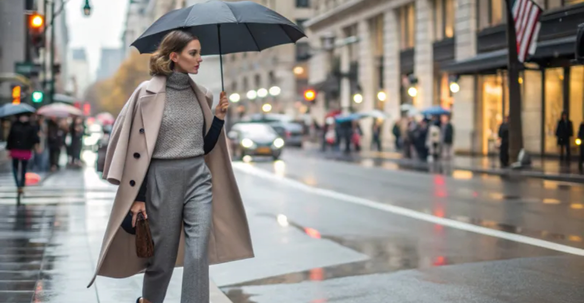 10 Rainy-Day Outfits That Are Still Surprisingly Elegant