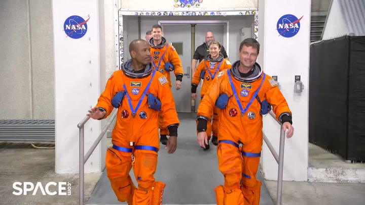 NASA's Artemis 2 Astronauts Tackle Emergency Spacecraft Escape Drill At ...