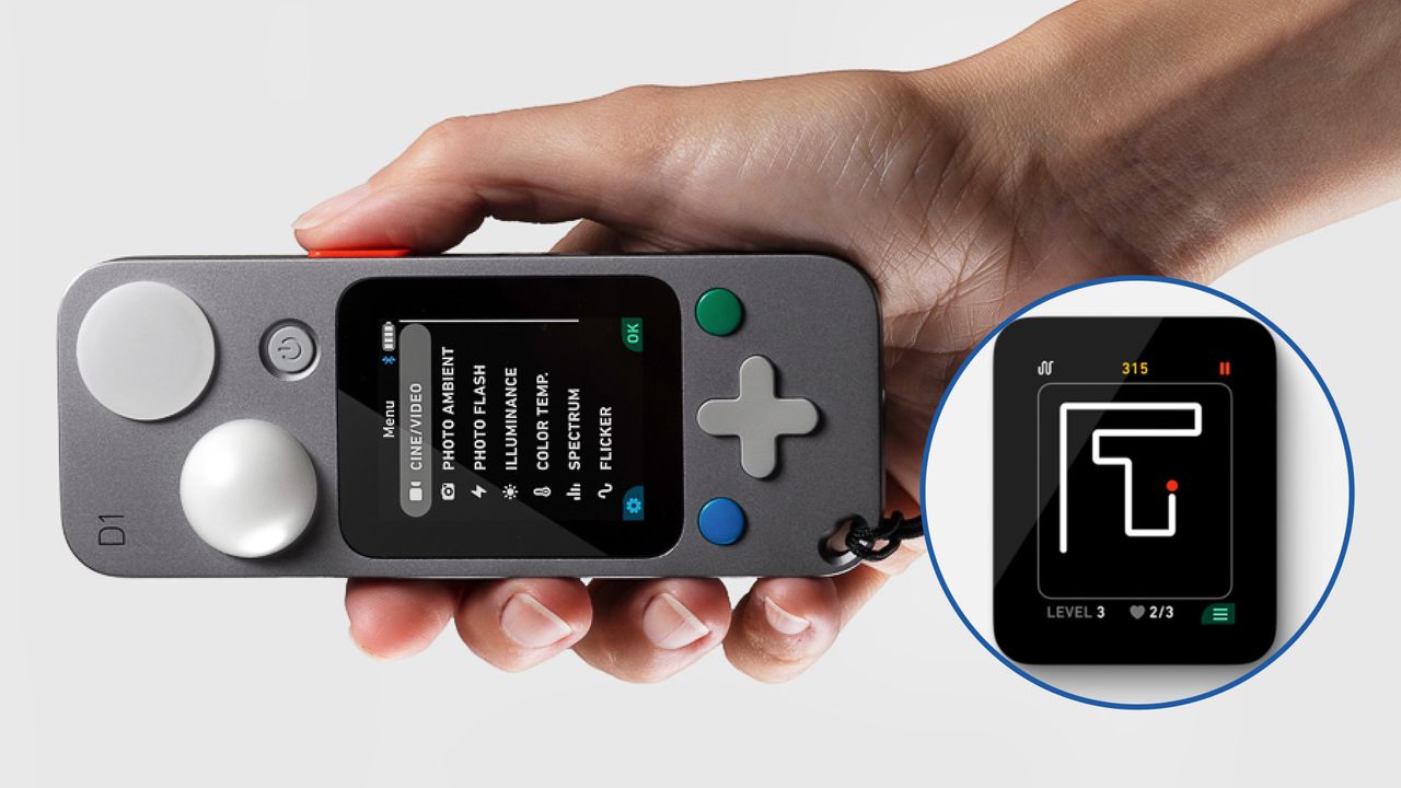 You can play Snake on this photo light meter (no, really) and it’s just ...