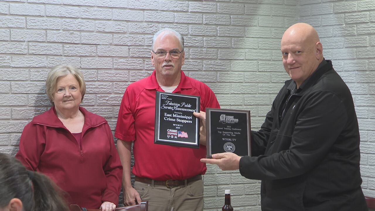 WTOK recognized by Crime Stoppers for CrimeNet segment