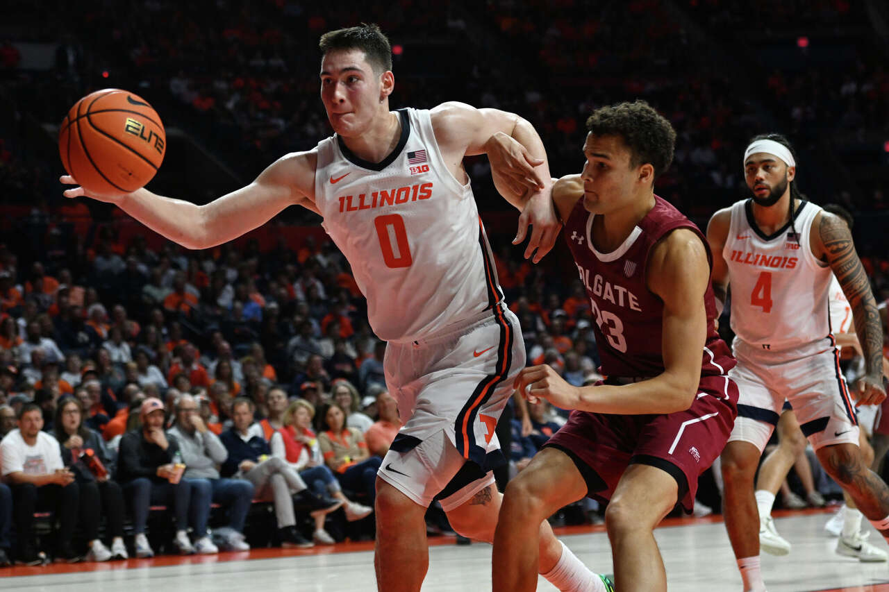 Illinois Fighting Illini vs. Colgate basketball live updates, video ...